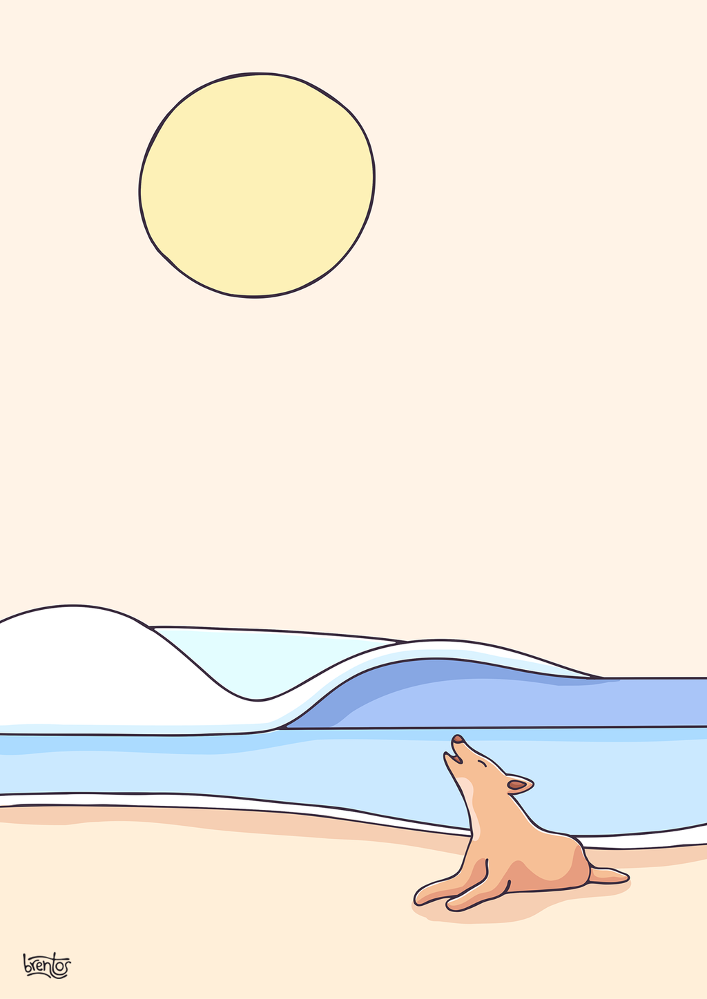 Dingo Art Print - Brentos