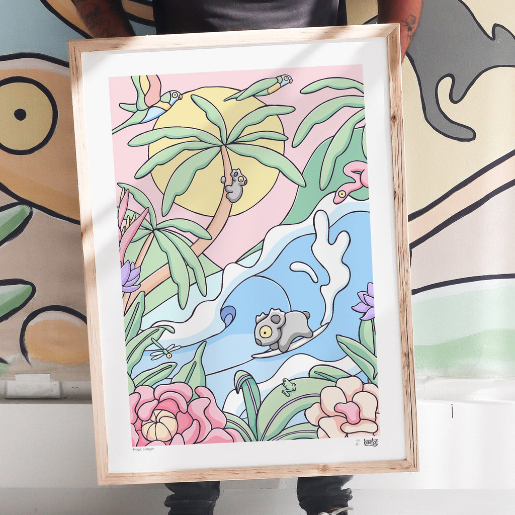 Surfing Koalas (Vol 1) Print Trio - Brentos