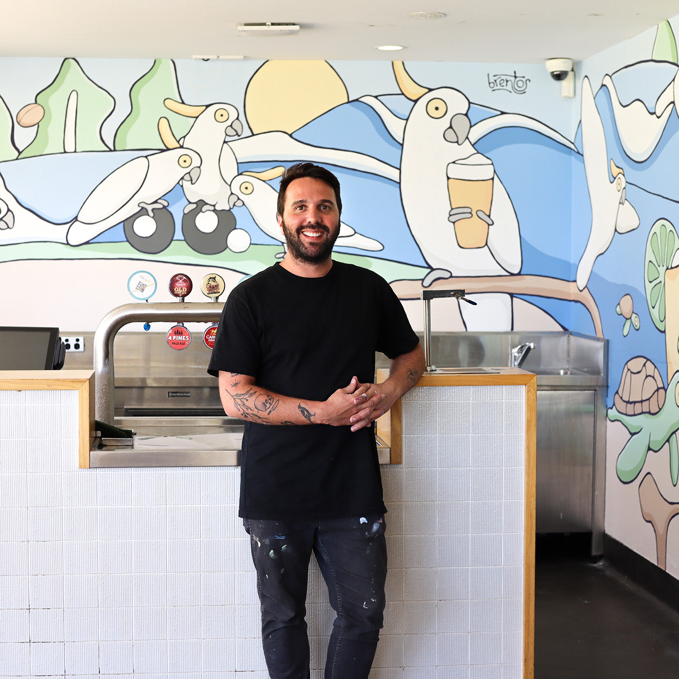 Manly Bowling Club Mural – Brentos