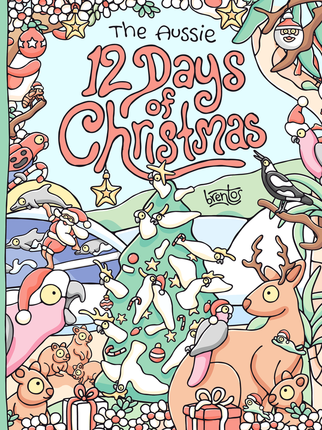 Aussie 12 Days of Christmas Book – Brentos