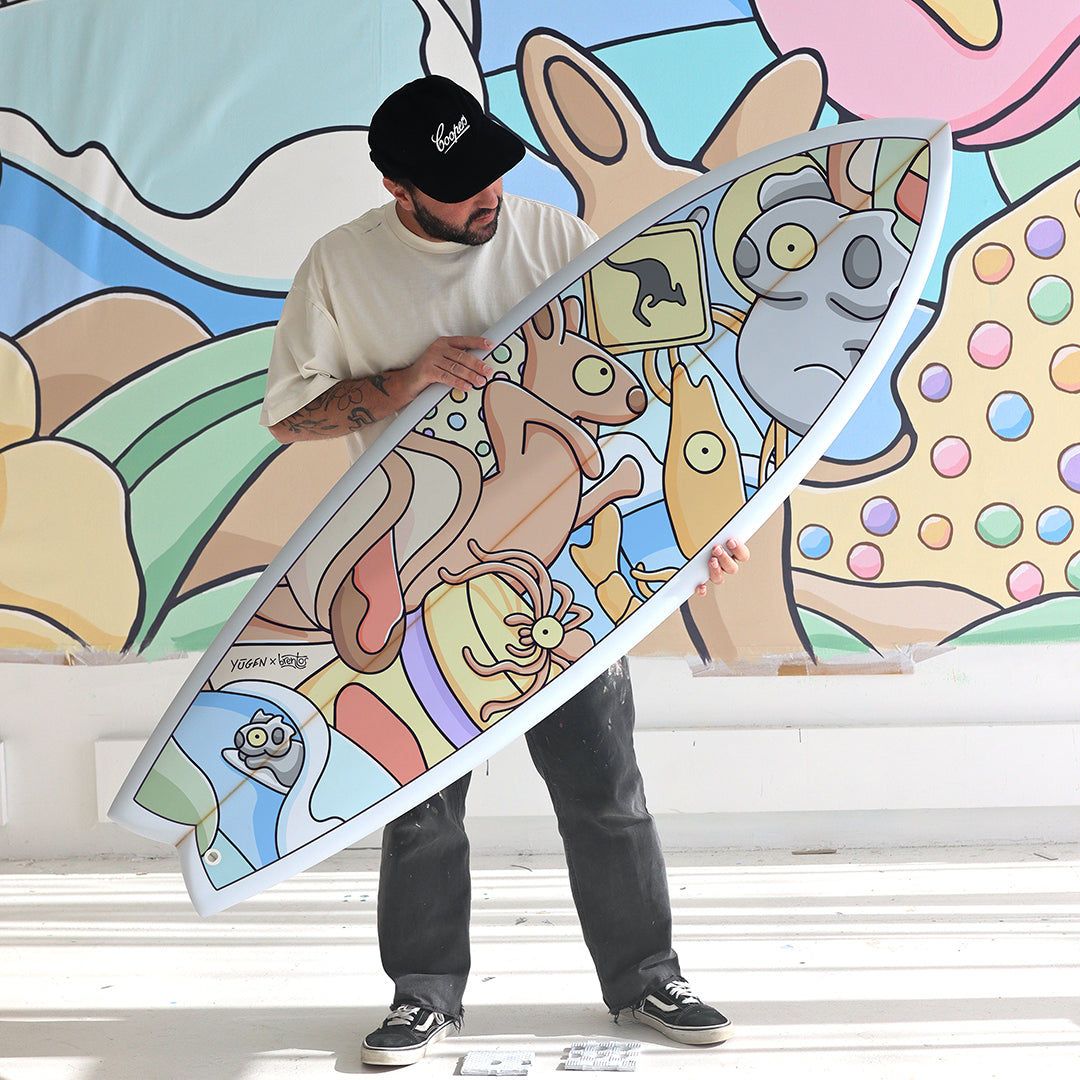 Brentos Surfboard Art Gallery – Hand-Painted Surfboards Australia