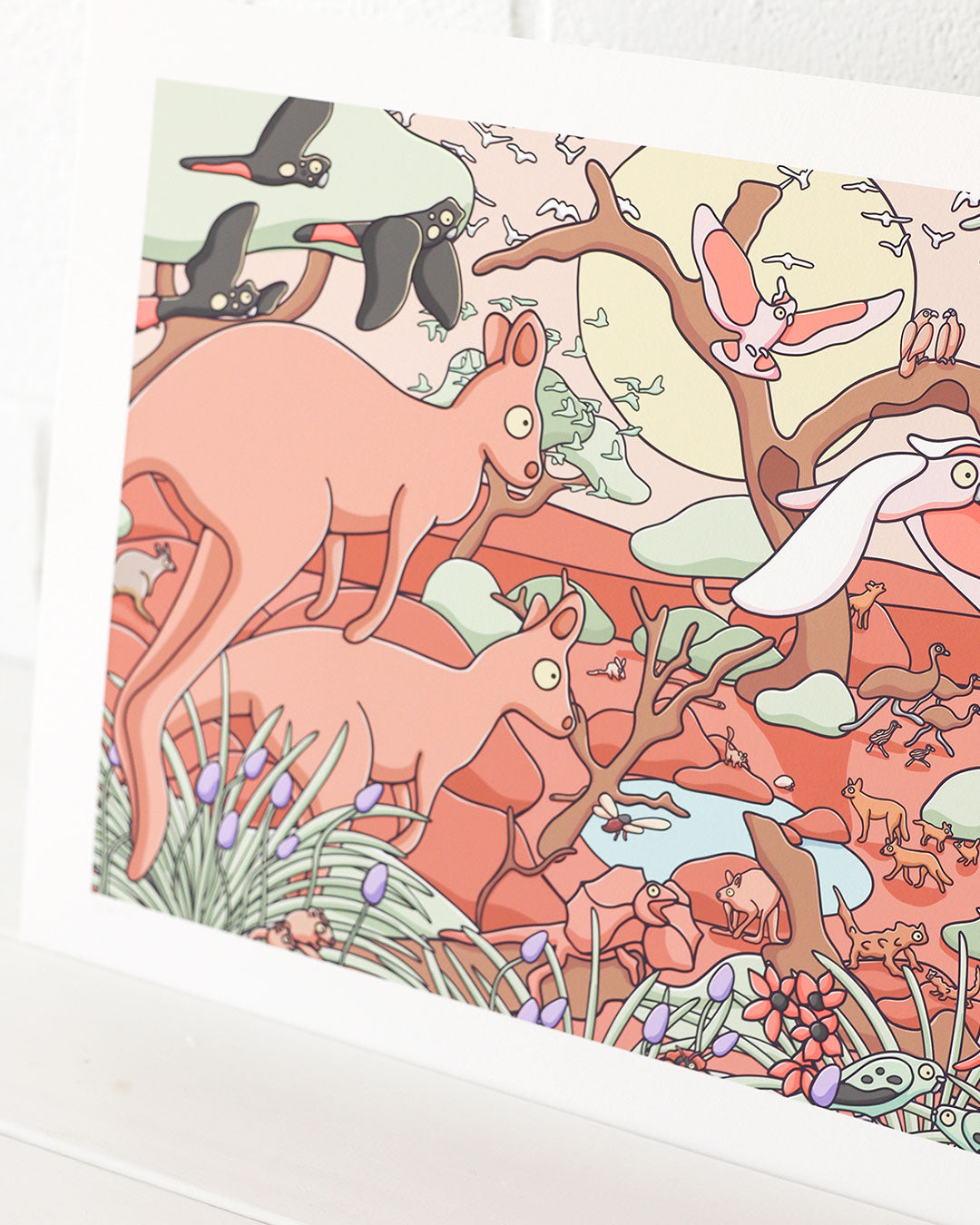 Deserts Art Print from Australian Animals Book - Brentos