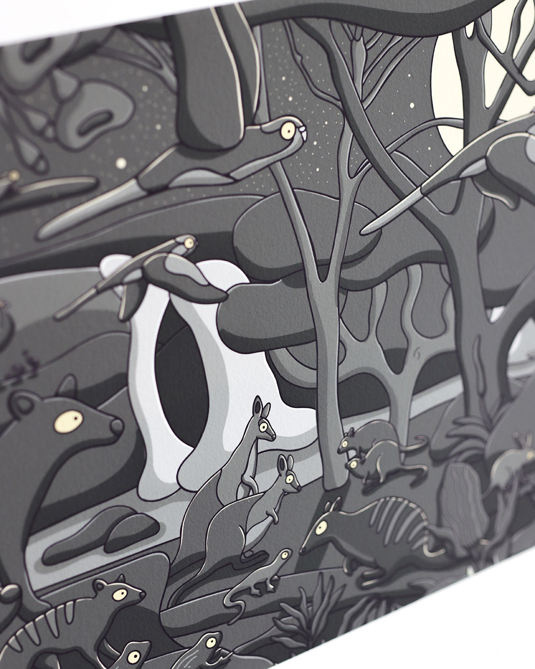 Seek and Find Extinct Animals Art Print - Brentos