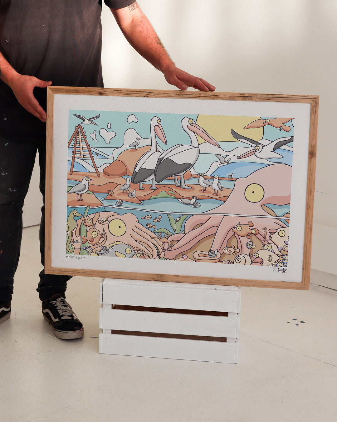 Ricketts Point Art Print (Landscape) - Brentos