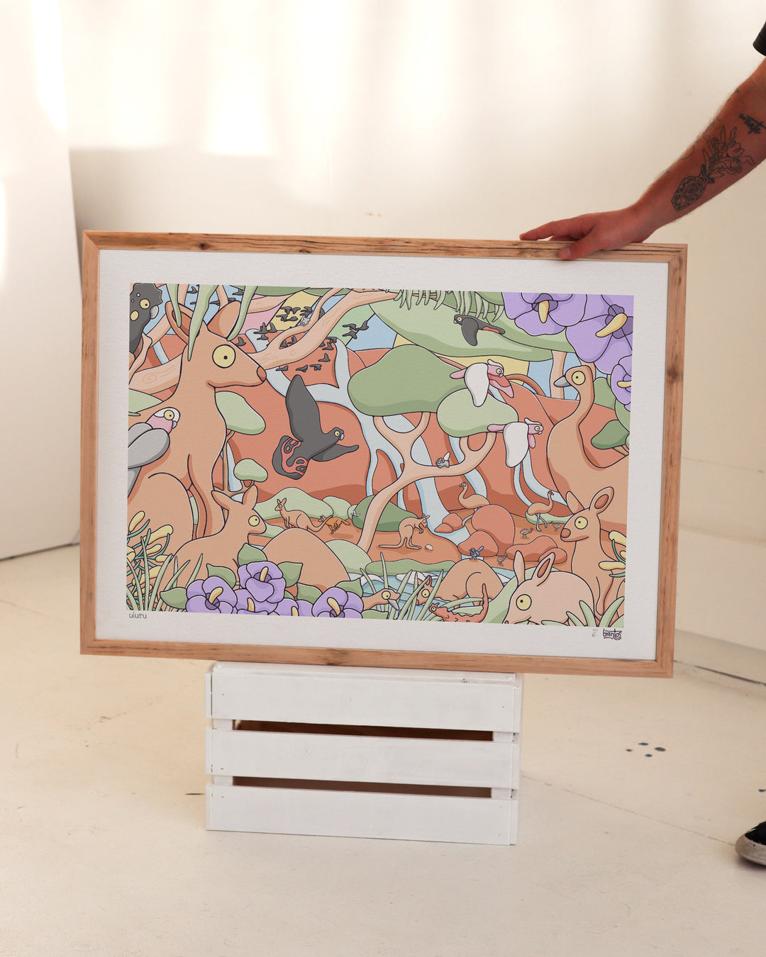 Uluru Art Print (Landscape) - Brentos