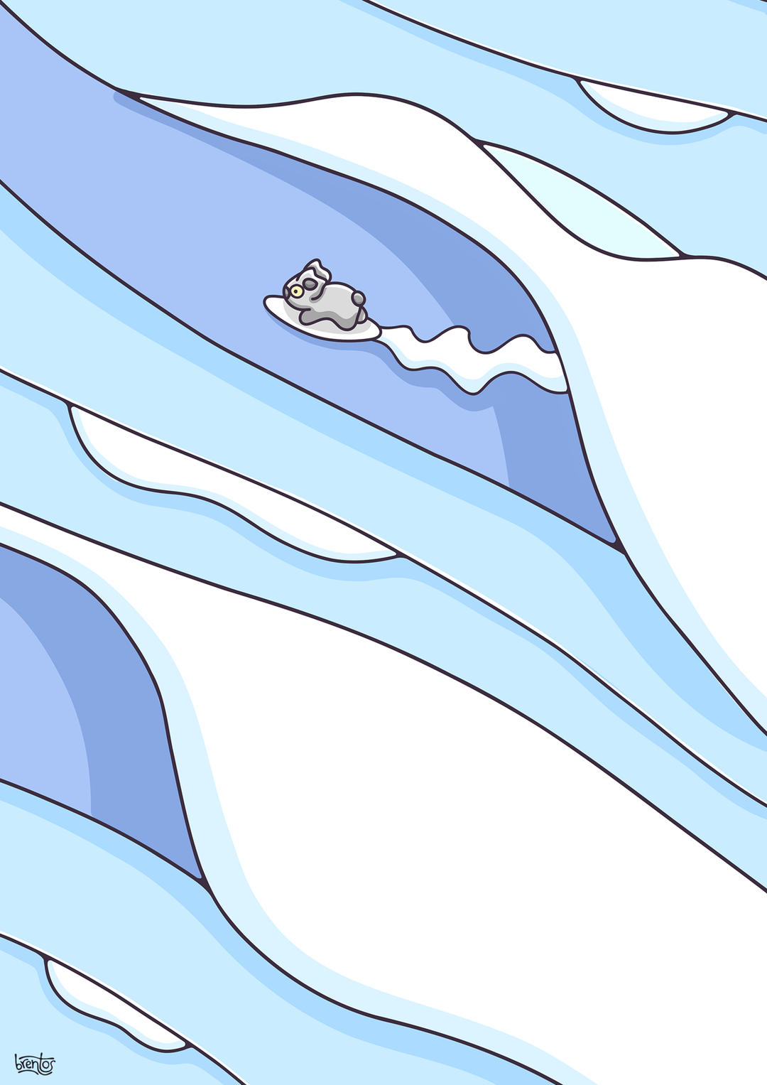 Swell Art Print - Brentos