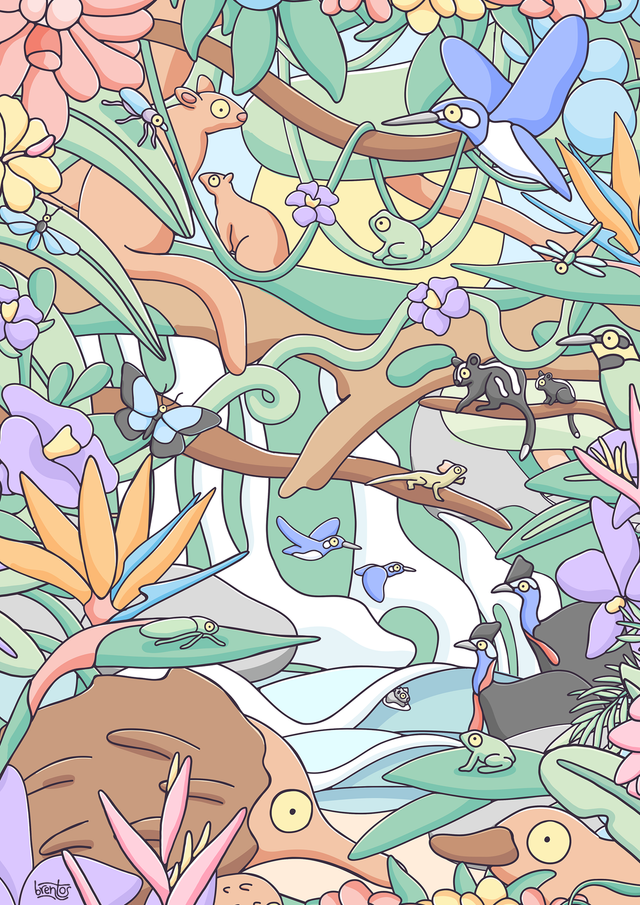 Daintree Rainforest Art Print - Brentos