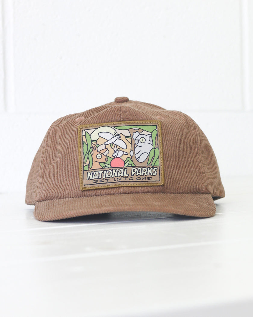 National Parks Brown Cord Hat – Brentos