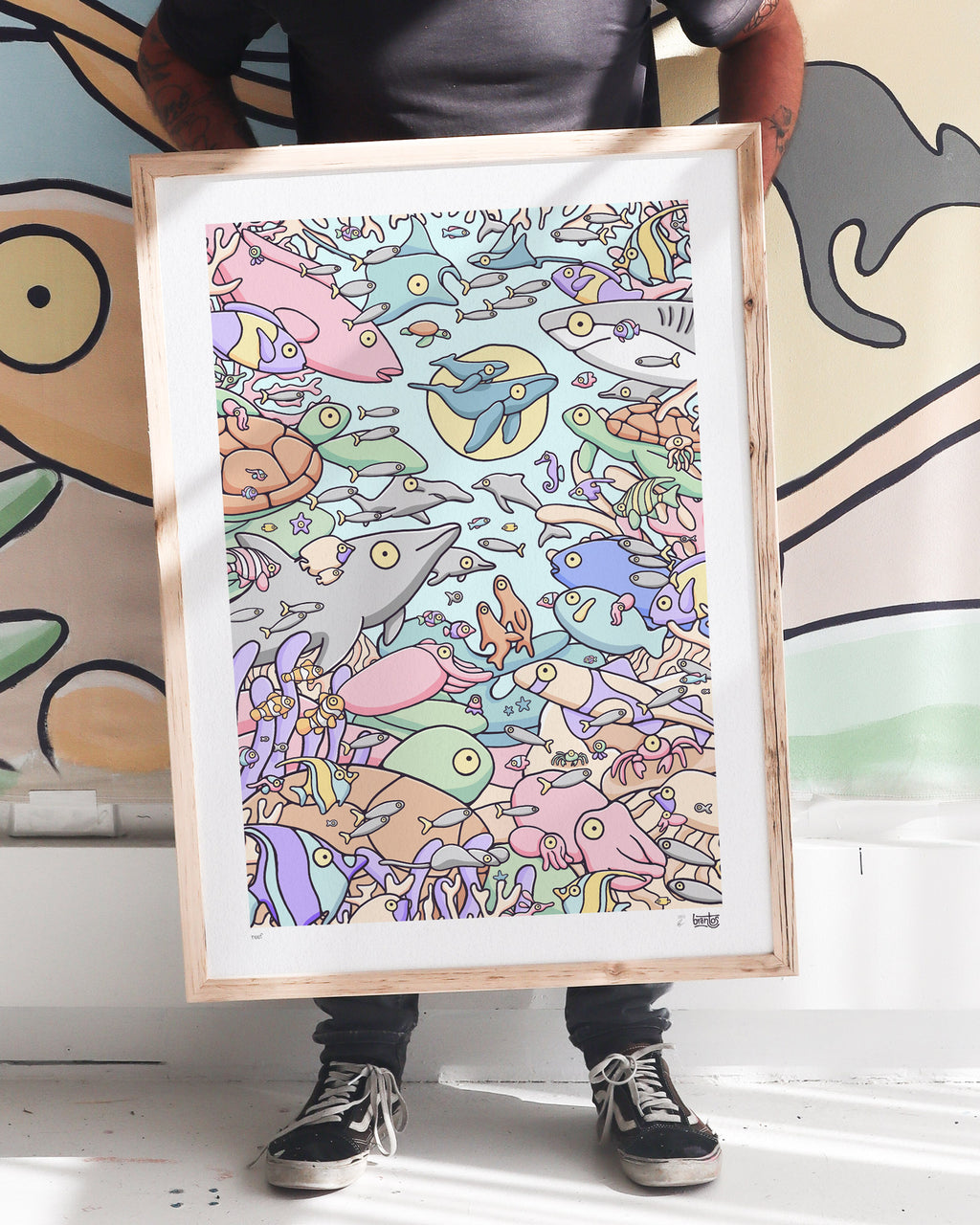 Great Barrier Reef Art Print - Brentos