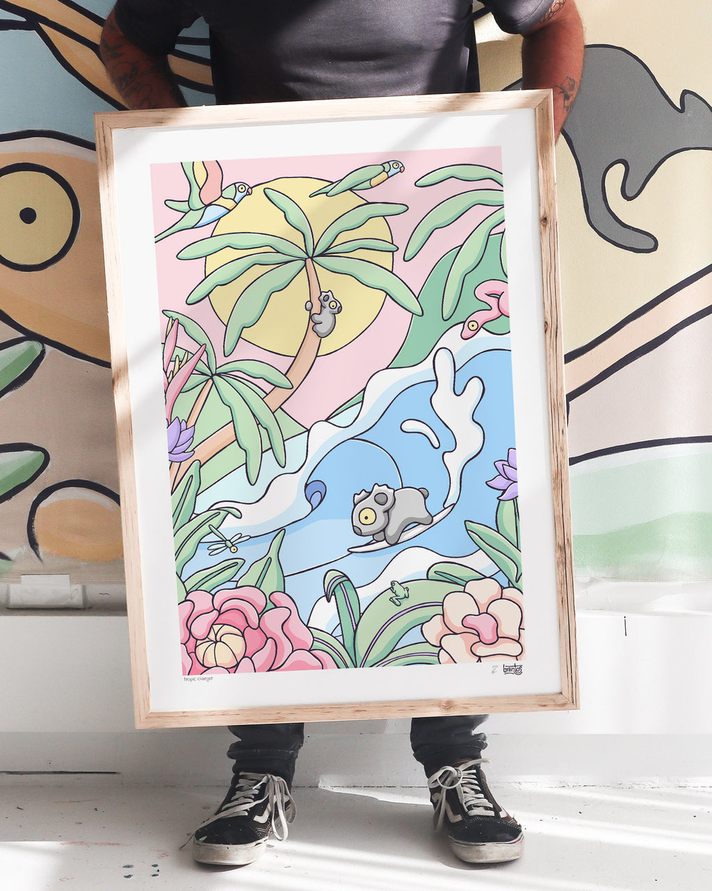 Tropic Charger Art Print - Brentos