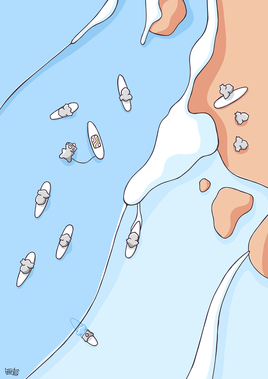 The Point Art Print - Brentos