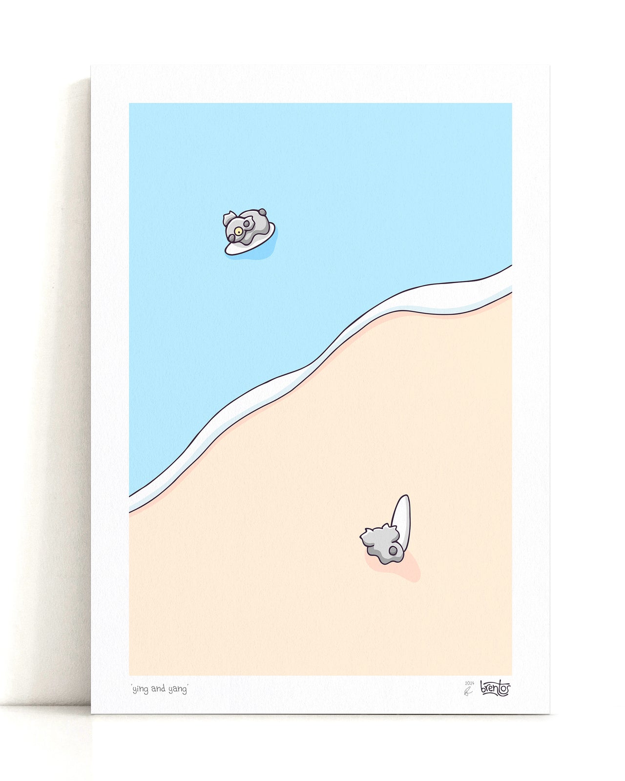 The Ying Yang of Surfing Koalas - Brentos