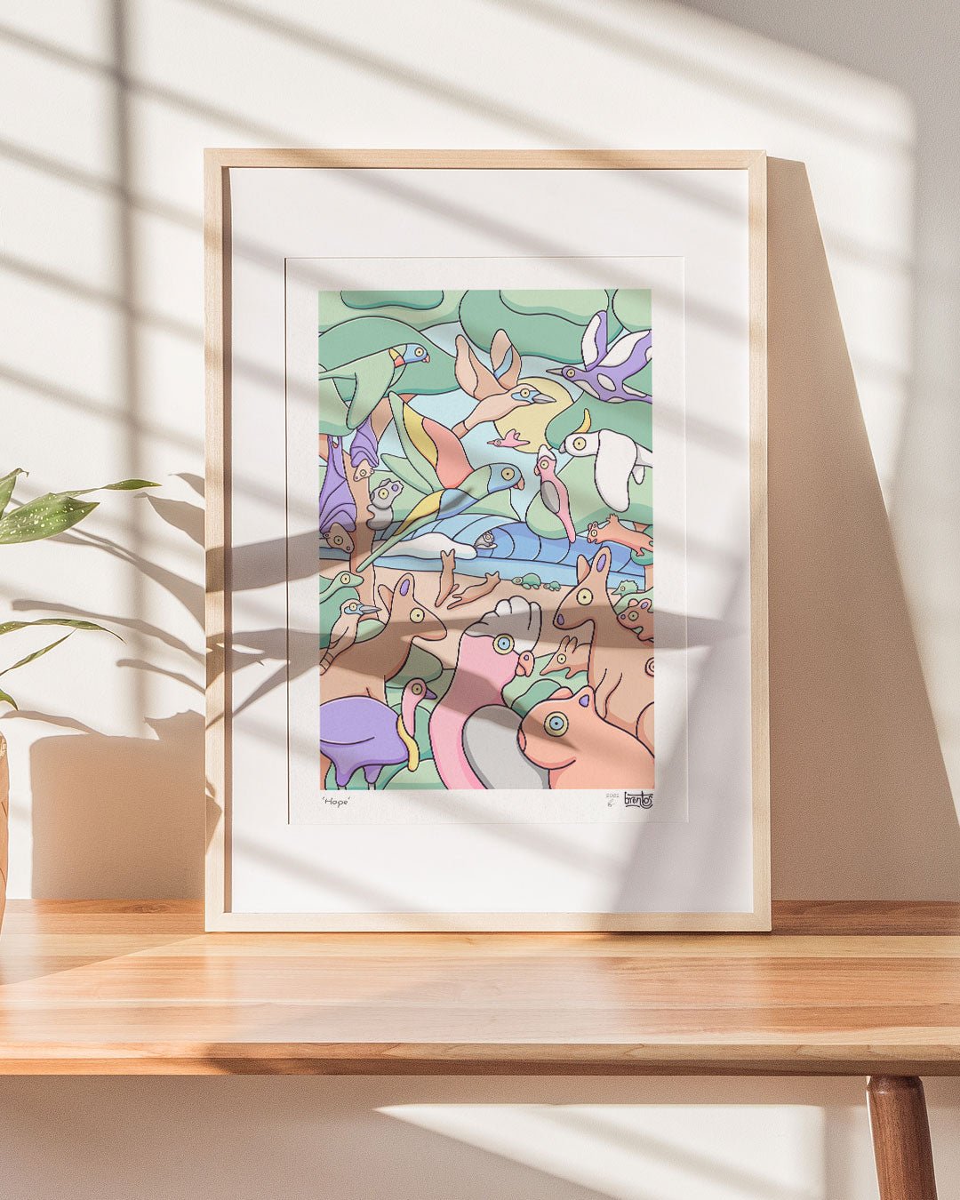 Australian Wildlife and Native Animals Art Print by Brentos