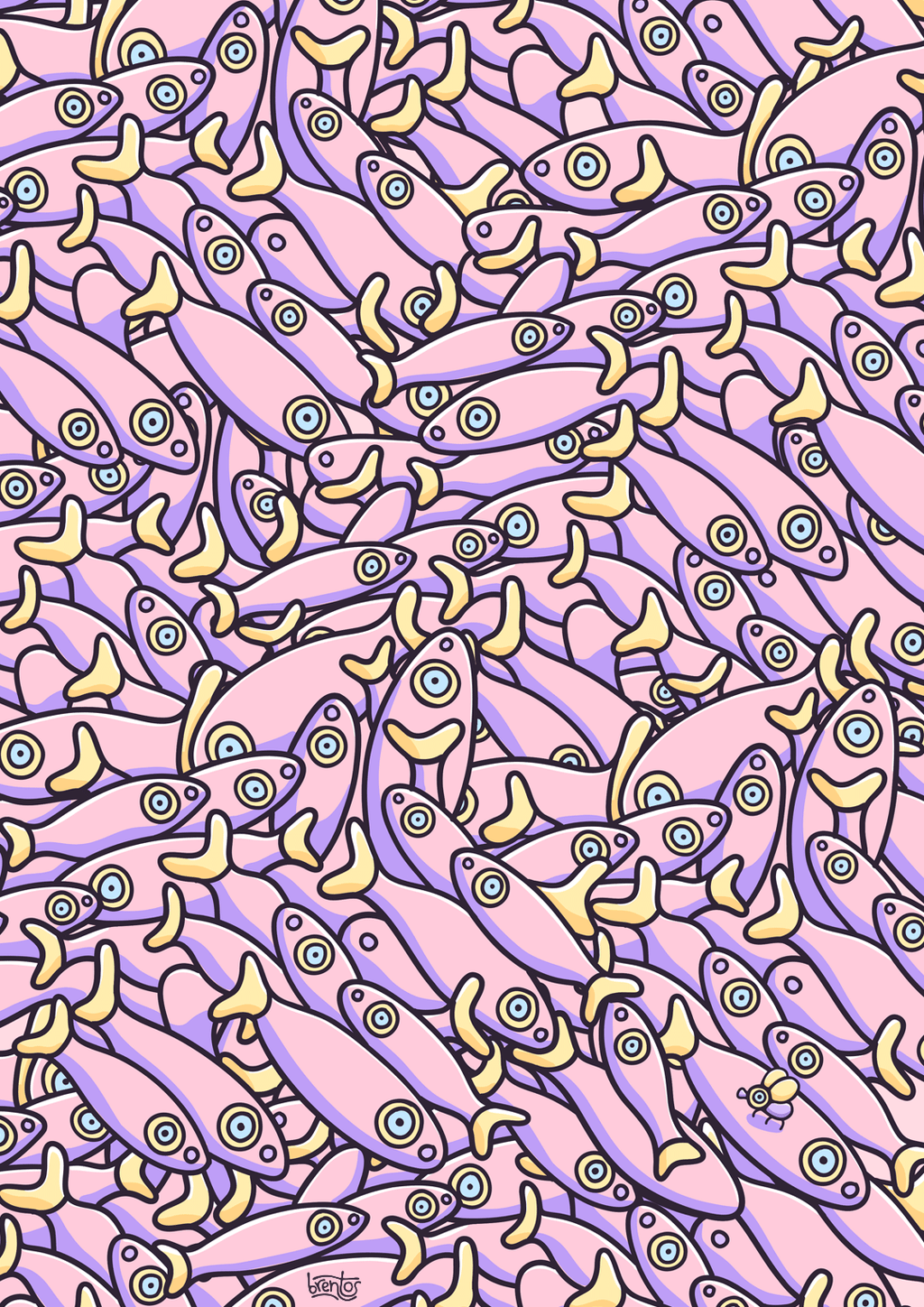 Find the Fly Art Print - Brentos