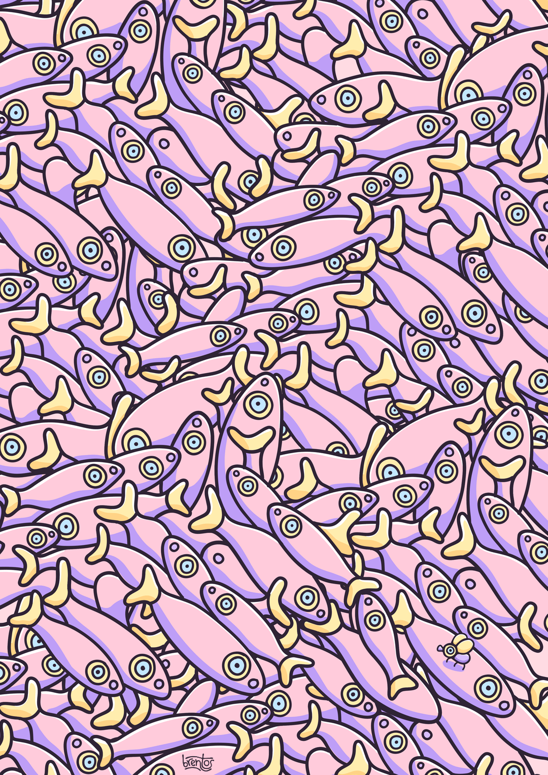 Find the Fly Art Print - Brentos