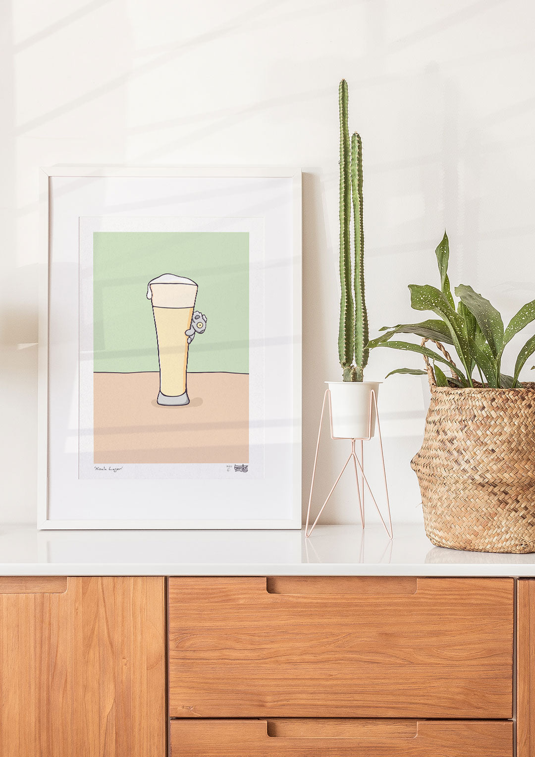 Koala Lager Beer Art Print - Brentos