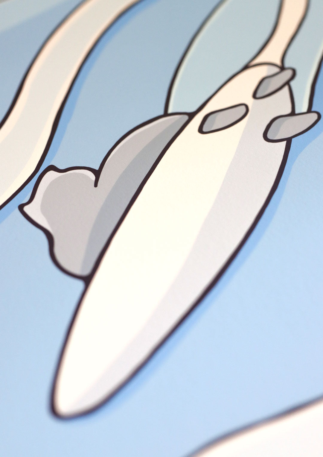 Underwater Surfing Koala Art Print - Brentos