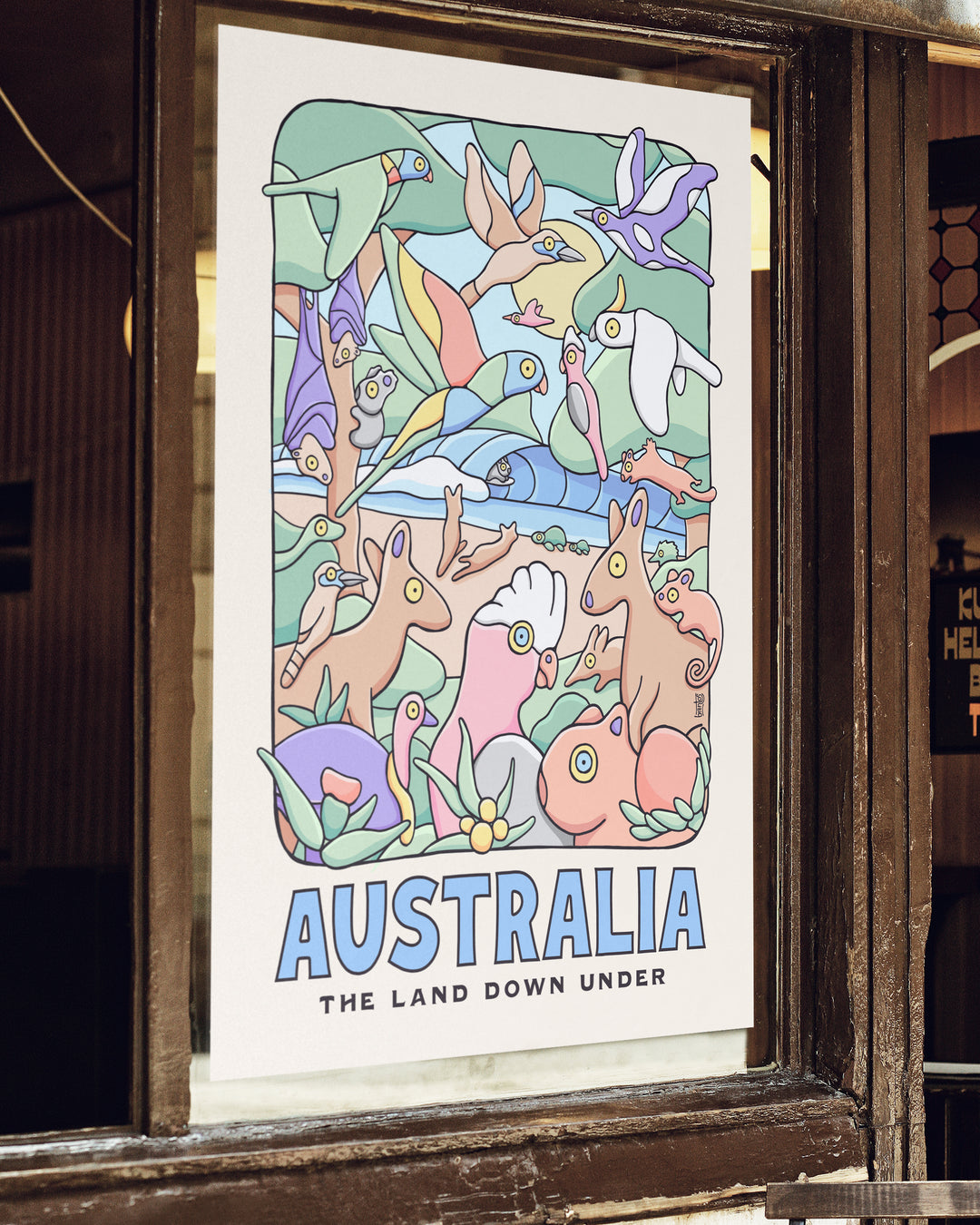 Australia Poster by Brentos